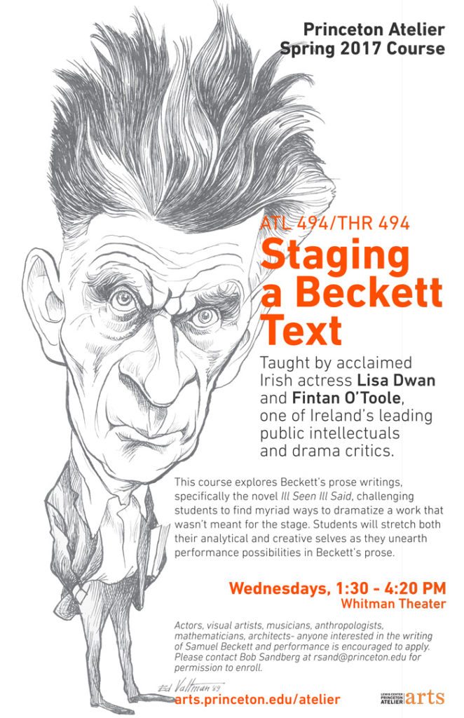 "Ill Seen Ill Said": Staging a Beckett Text - Lewis Center for the Arts