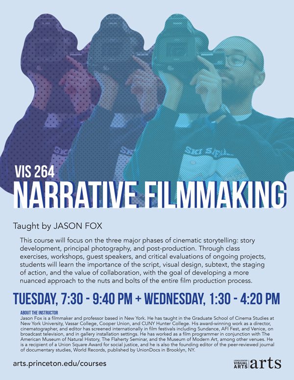 Narrative Filmmaking - Lewis Center for the Arts